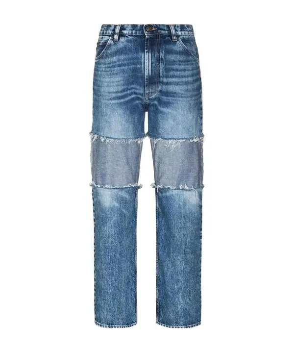 MAISON MARGIELA Spliced Panelled Jeans - Blue