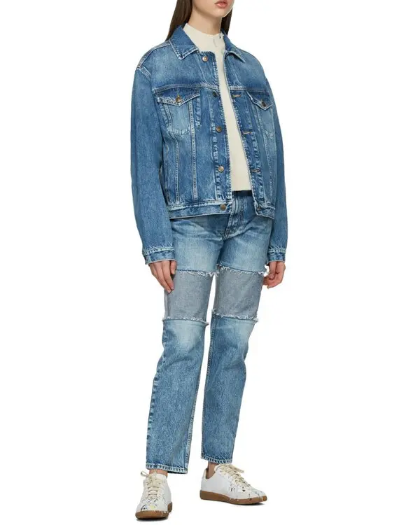 MAISON MARGIELA Paneled Straight Leg Jeans