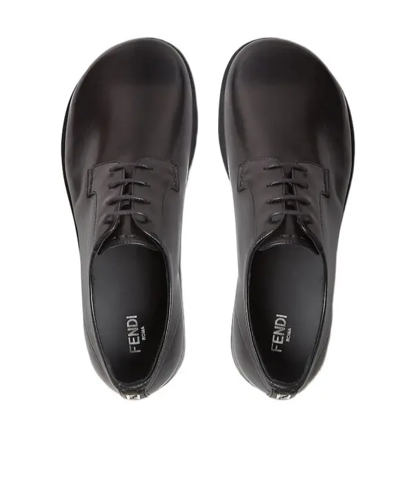 Fendi Nappa Leather Derby Shoes