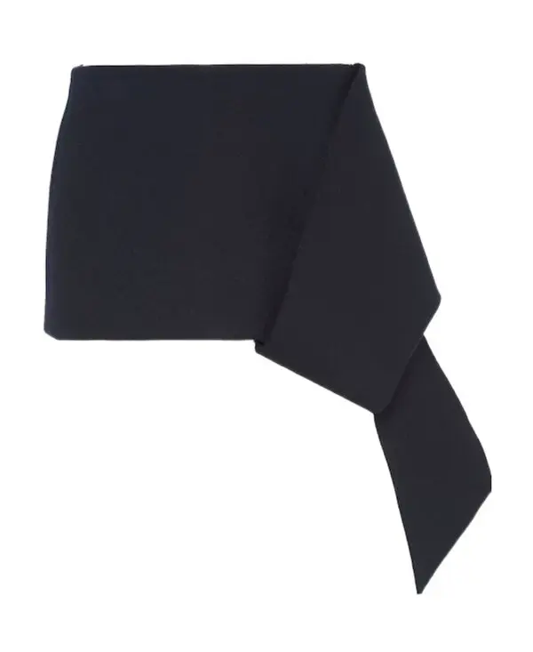 Prada Asymmetrical Hem Zip-up Mini Skirt