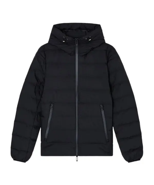 Emporio Armani Zip-up Padded Jacket - Black
