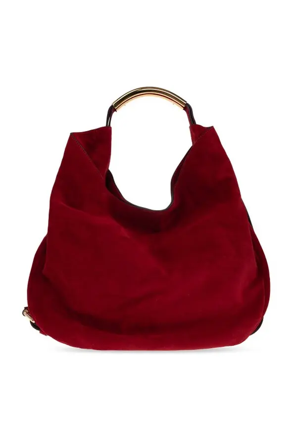 Moschino Top Handle Handbag With Magnetic Clasp And Logo Detail