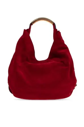 Moschino Top Handle Handbag With Magnetic Clasp And Logo Detail