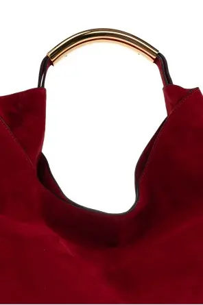 Moschino Top Handle Handbag With Magnetic Clasp And Logo Detail