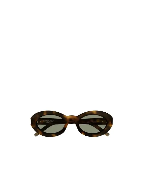 Saint Laurent Sl M136 Oval Sunglasses - Black