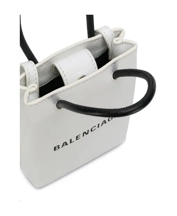 Balenciaga Shopping Phone Holder Tote Bag