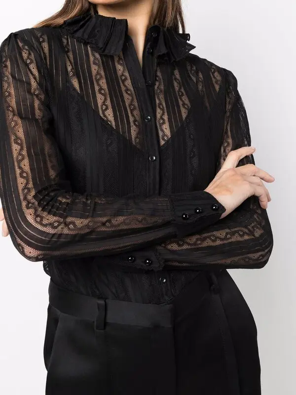 Saint Laurent Lace Shirt