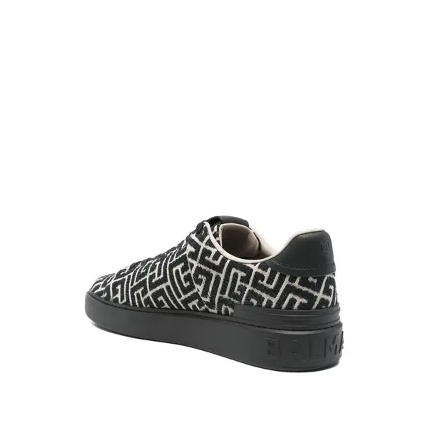 Balmain B-court Monogram Sneakers