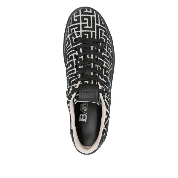 Balmain B-court Monogram Sneakers
