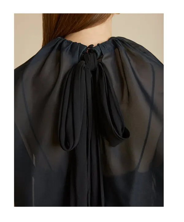 Khaite The Essie Draped Maxi Dress