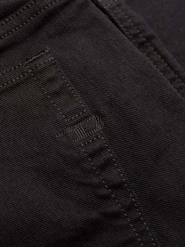 DIESEL® Sleenker Logo Patch Slim-fit Jeans - Black
