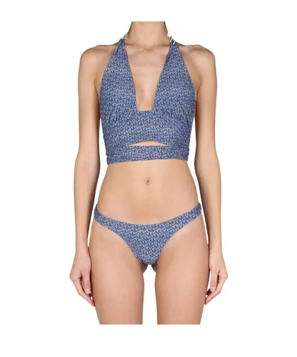 Magda Butrym Monogram Bikini Top - No