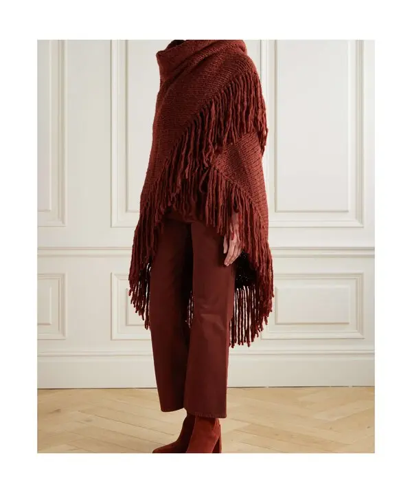 Gabriela Hearst Knitted Shawl With Tassels