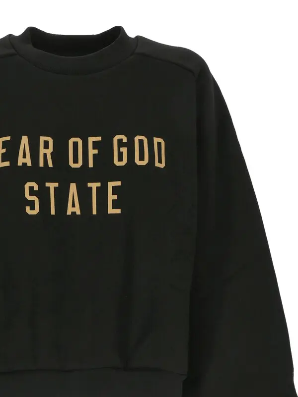 Fear Of God Round Neck Printed Jersey Sweater