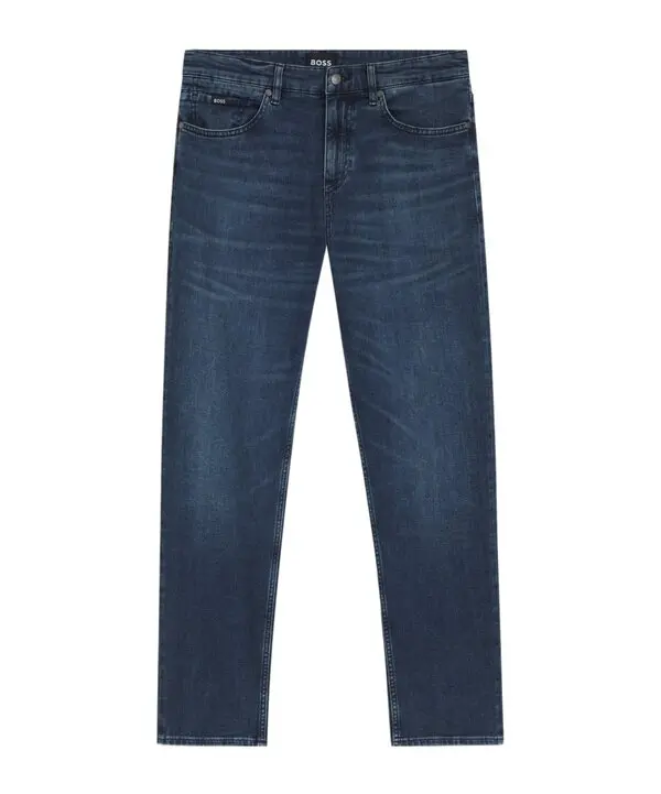 Hugo Boss Tapered-leg Jeans - Blue