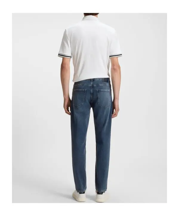 Hugo Boss Tapered-leg Jeans - Blue