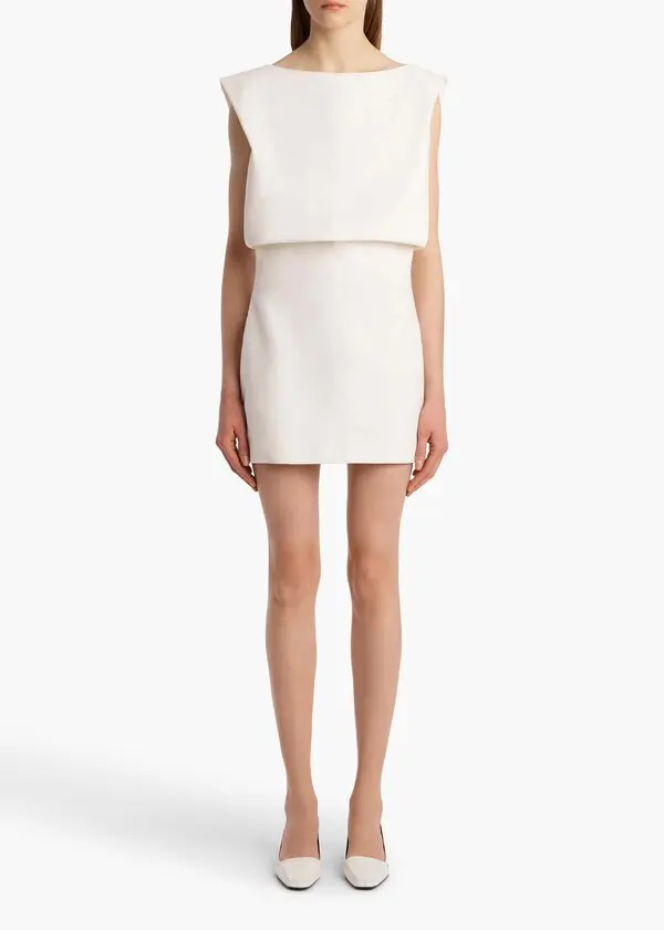Khaite Toma Sculptural Mini Dress