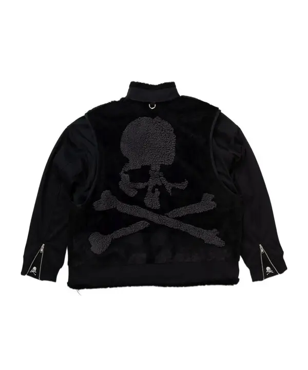 MASTERMIND WORLD Sherpa Skull Layered Jacket