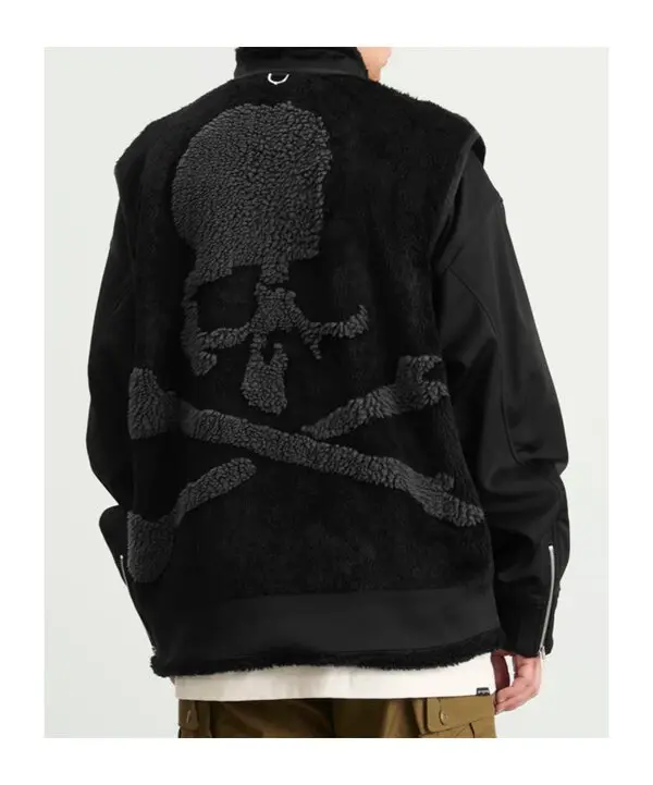 MASTERMIND WORLD Sherpa Skull Layered Jacket