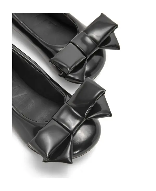 Loewe Puffy Ballerina Flats With Padded Bow Detailing