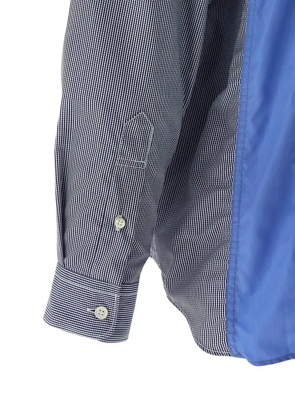 Comme Des Garçons Comme Des Garons Homme Patchwork Striped Shirt