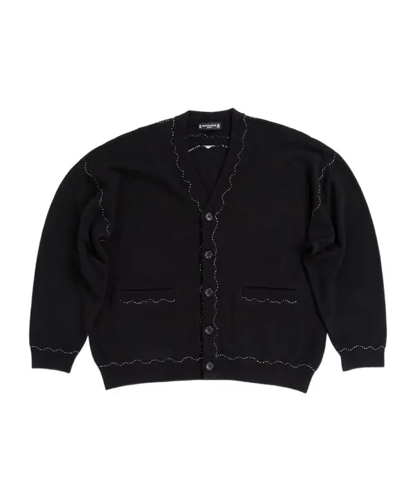 MASTERMIND WORLD Skull Embellished V-neck Cardigan