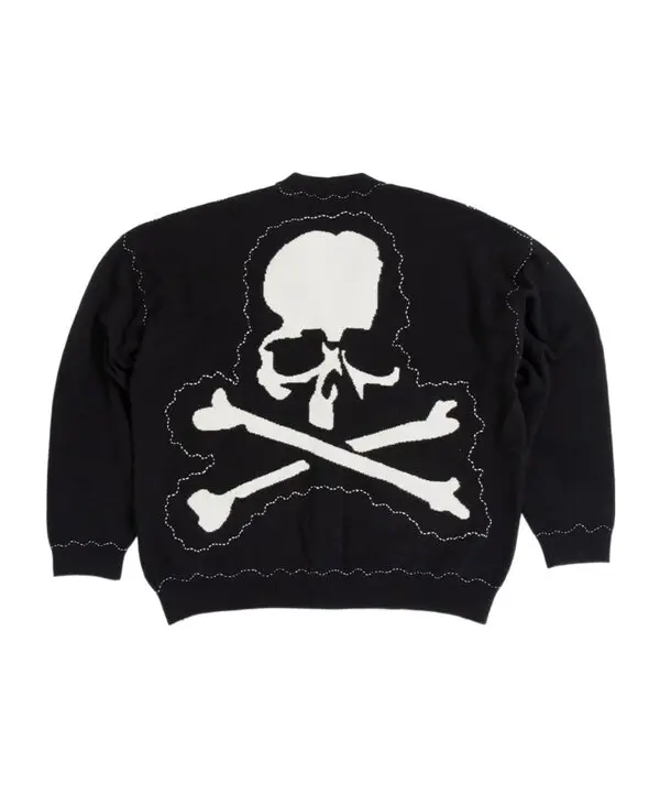 MASTERMIND WORLD Skull Embellished V-neck Cardigan