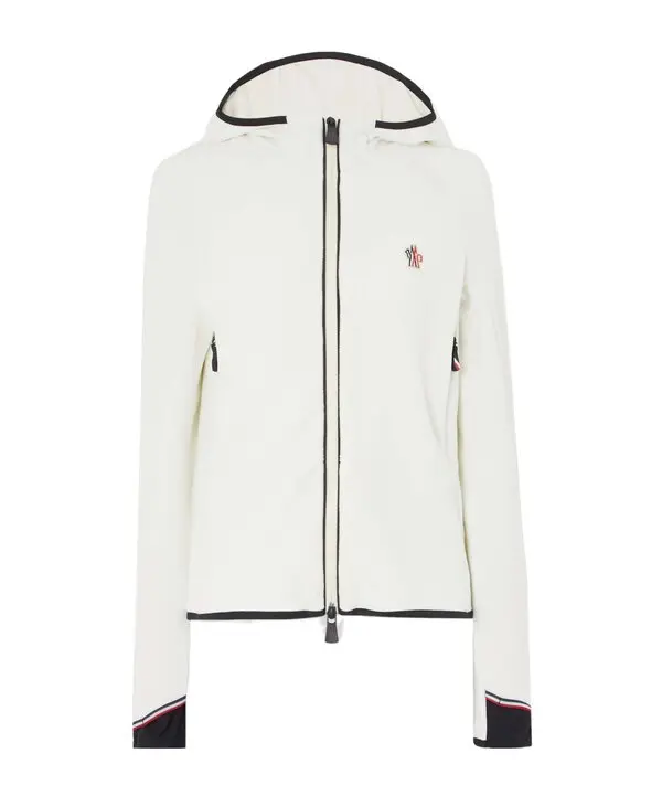 Moncler Long Sleeve Zip-up Hooded Jacket