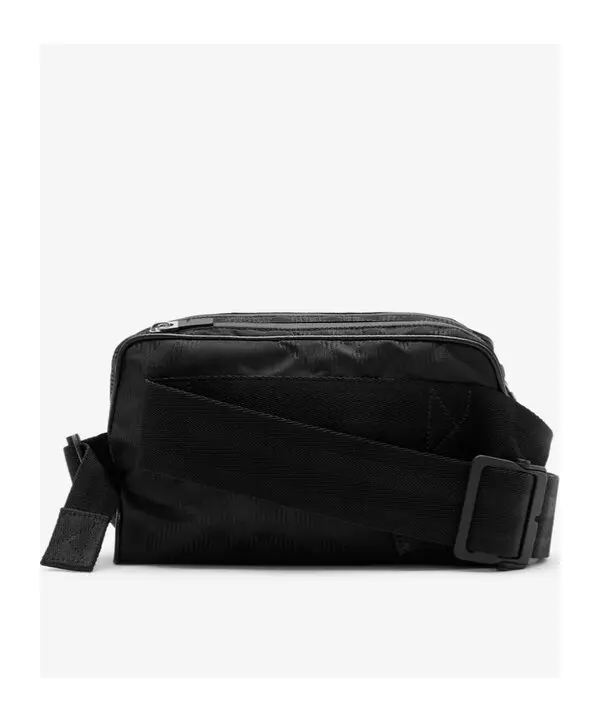 Burberry Check-jacquard Zipped Belt Bag - Black