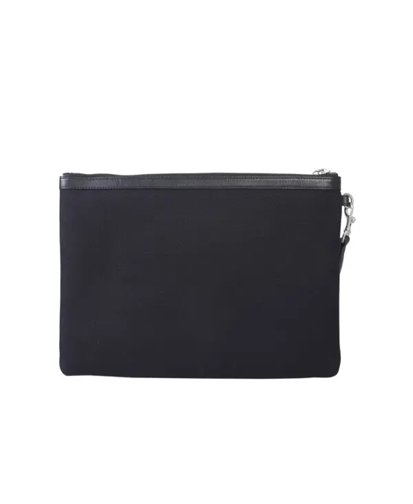 Saint Laurent Rive Gauche Zipped Pouch - Black
