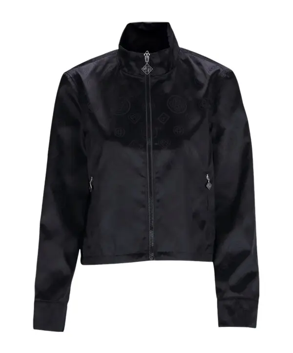 Casablanca Logo-pattern Zipped Bomber Jacket