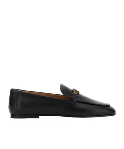 TOD'S Logo Plaque Slip-on Loafers