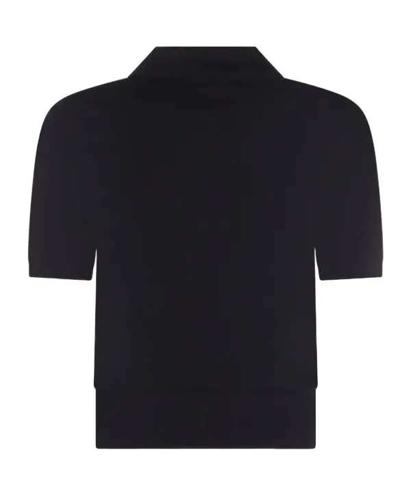 A.p.c. Short Sleeve Polo Shirt - Black