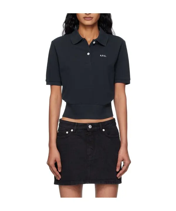 A.p.c. Short Sleeve Polo Shirt - No
