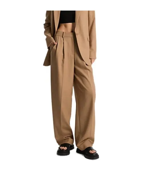 Michael Kors Pleated Wide-leg Tailored Pants