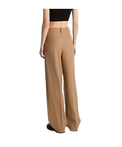 Michael Kors Pleated Wide-leg Tailored Pants