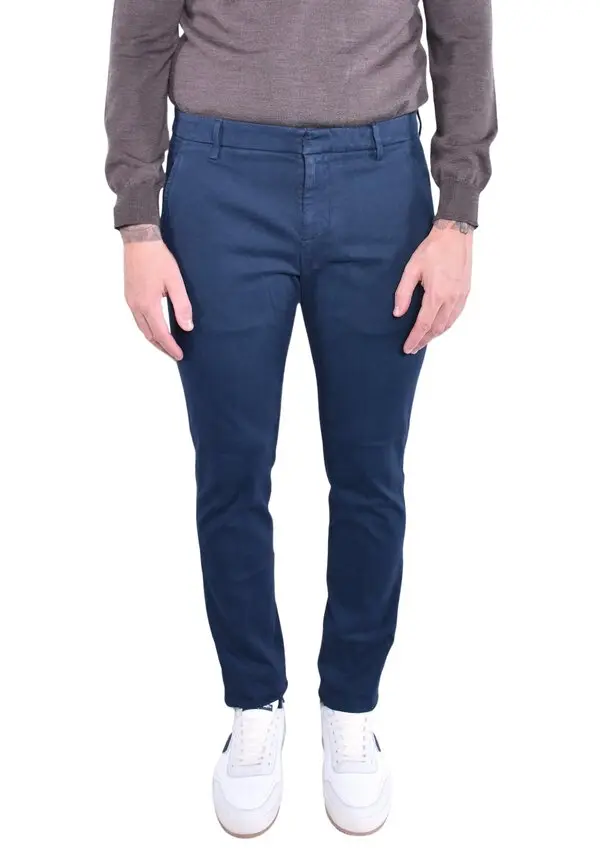 DONDUP Navy Tailored Pants