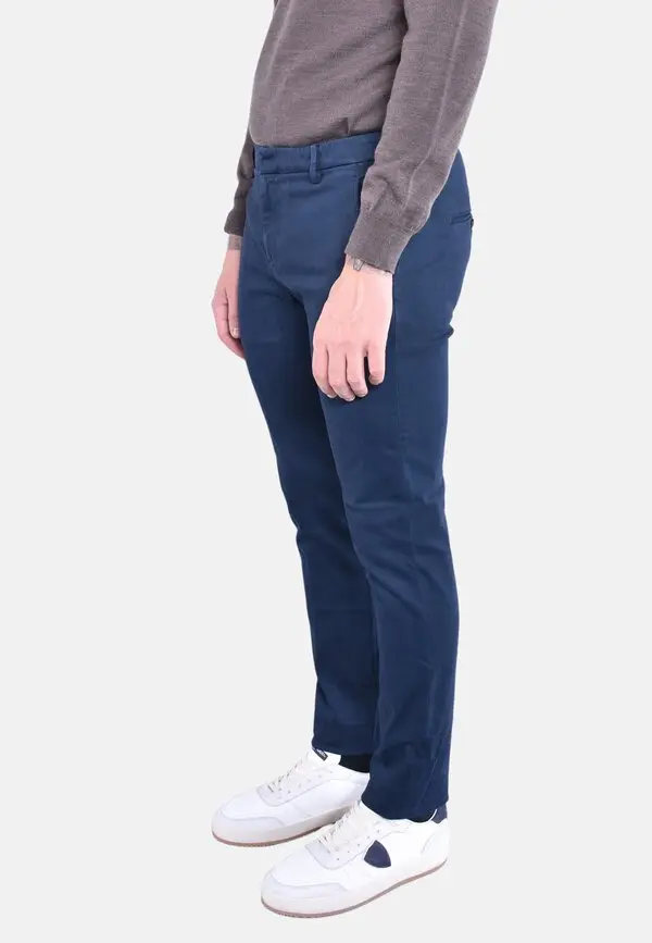 DONDUP Navy Tailored Pants