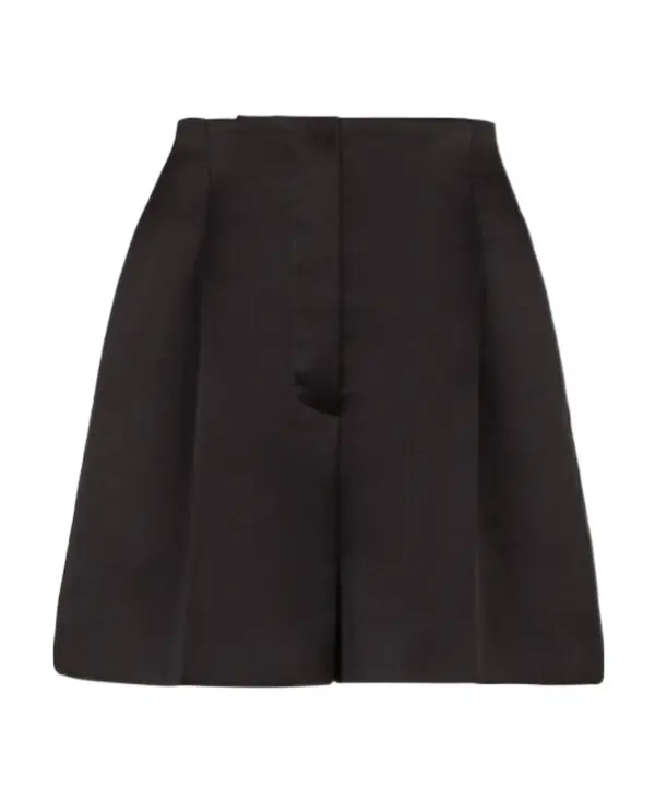 Fendi Tailored Silk Shorts - Black