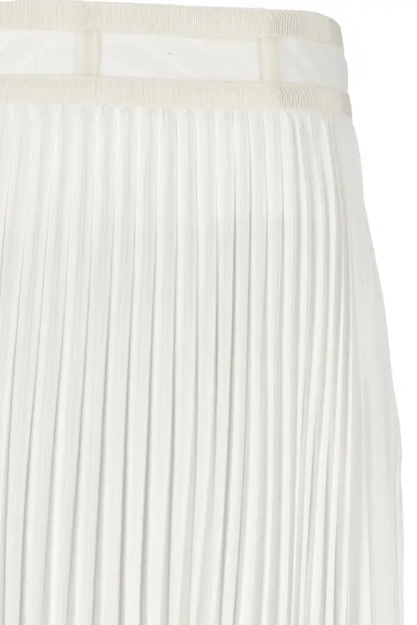 Dior Pleated High Waist Midi Skirt