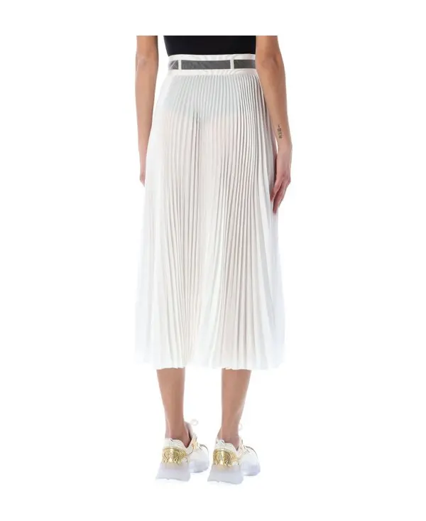 Dior Pleated High Waist Midi Skirt