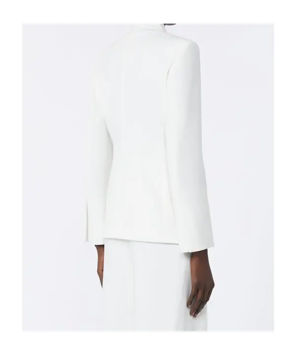 Max Mara Ghiotto Twist Detailed Blazer - White