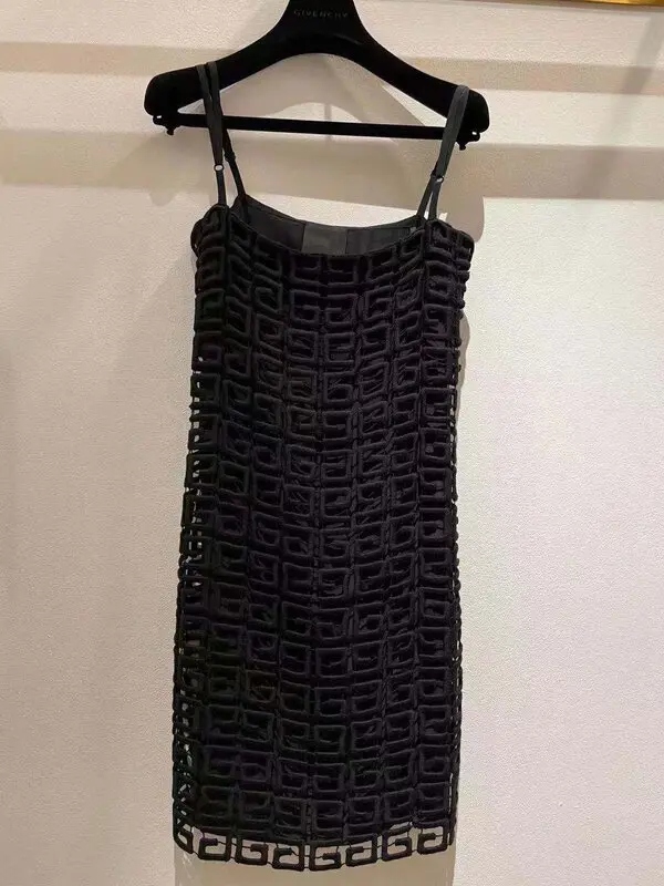 Givenchy G Embroidered Lace Mini Dress