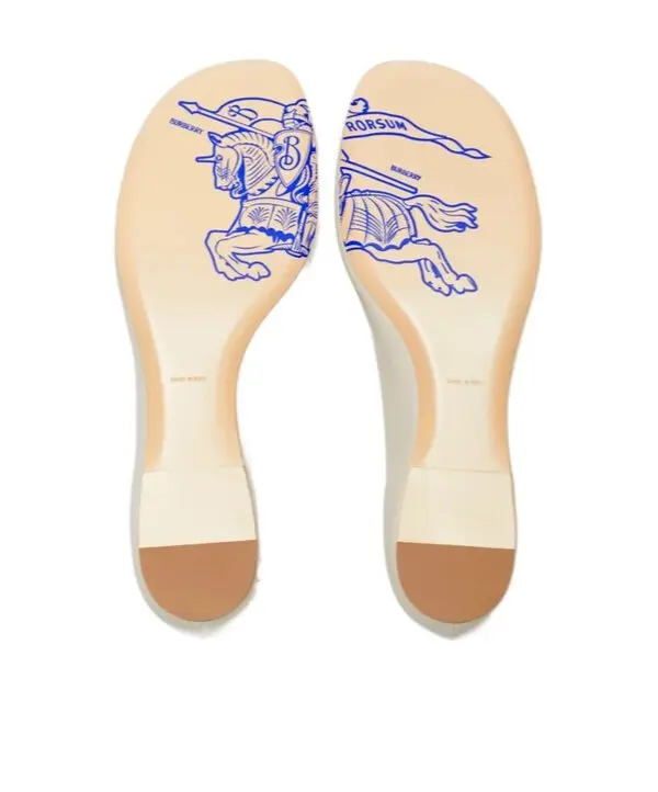 Burberry Sadler Zip Round-toe Ballerina