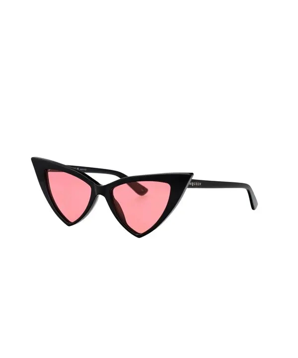 Alexander McQueen Cat Eye Frame Sunglasses - Black
