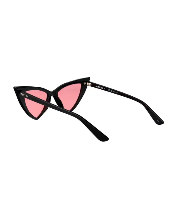 Alexander McQueen Cat Eye Frame Sunglasses - Black