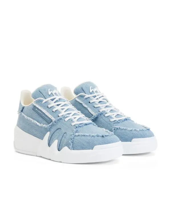 GIUSEPPE ZANOTTI Denim Platform Sneakers