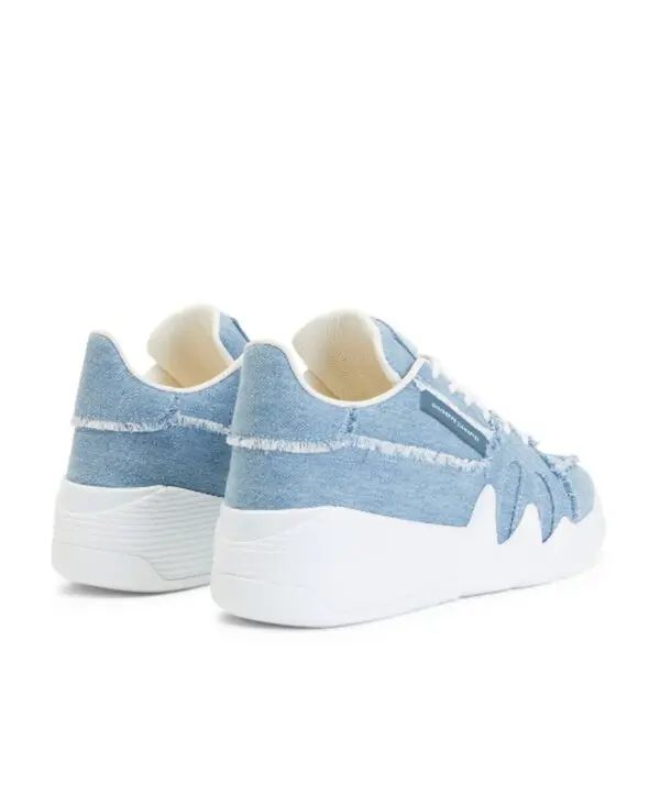 GIUSEPPE ZANOTTI Denim Platform Sneakers