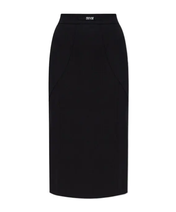 Versace Back-slit Pencil Midi Skirt