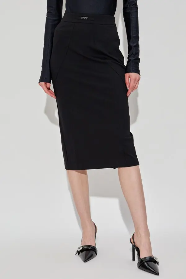 Versace Back-slit Pencil Midi Skirt